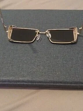 P Luxury | Accessories | P Luxury Rectangular Frame Sunglasses With ...